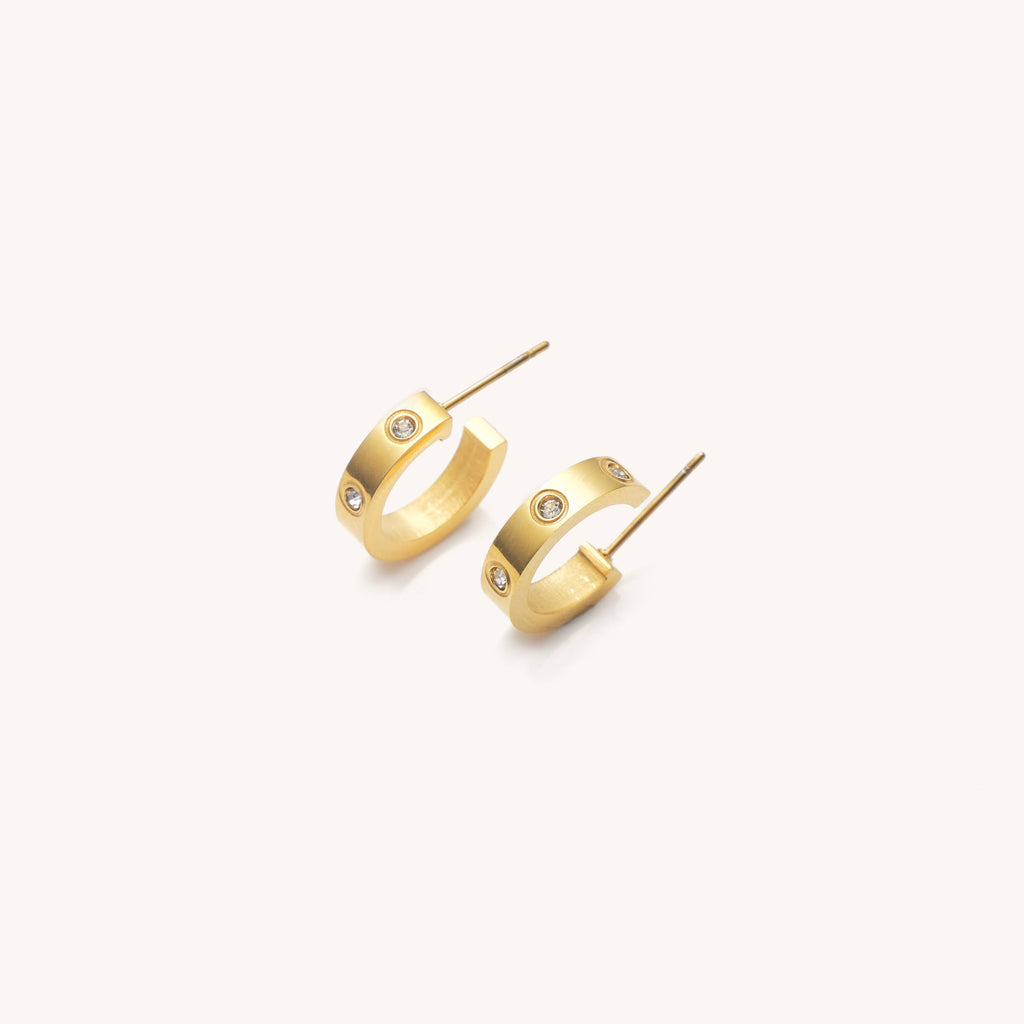 Corinne Gold Hoops – Cargo Room
