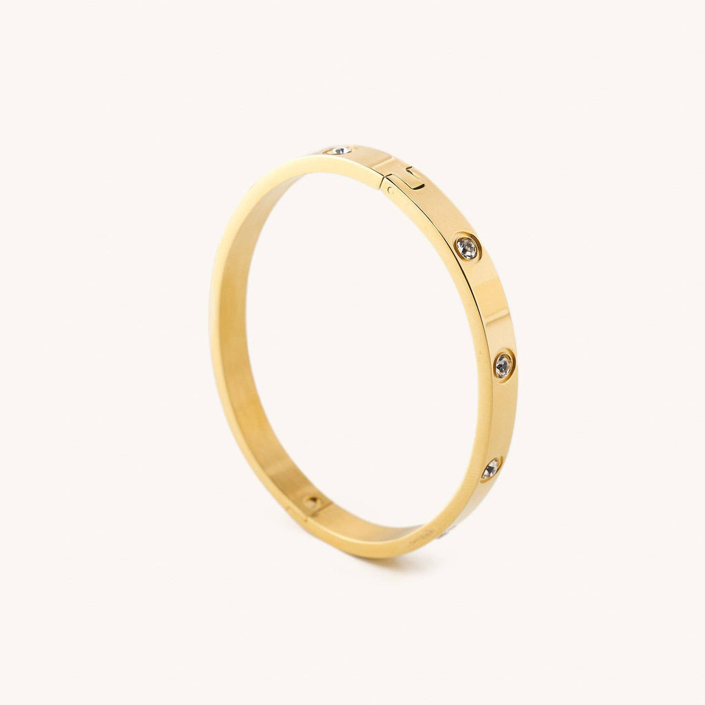 Corinne Gold Bangle Bracelet – Cargo Room